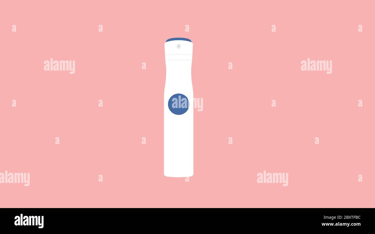 Vector Isolated Illustration of a Spray Deodorant Stock Vector Image ...