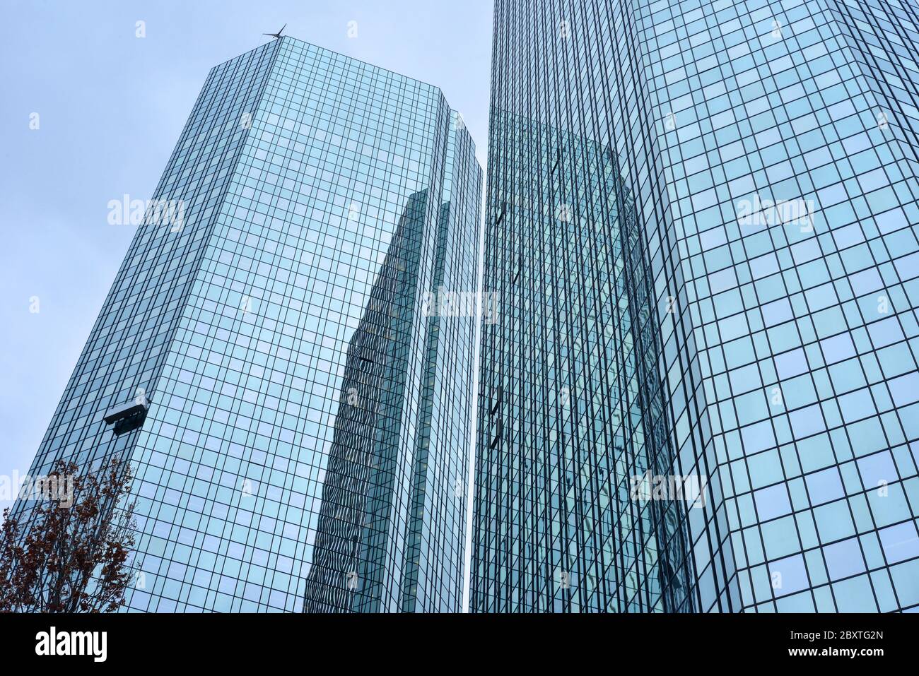 Skyscrapers glas front architecture background Stock Photo - Alamy
