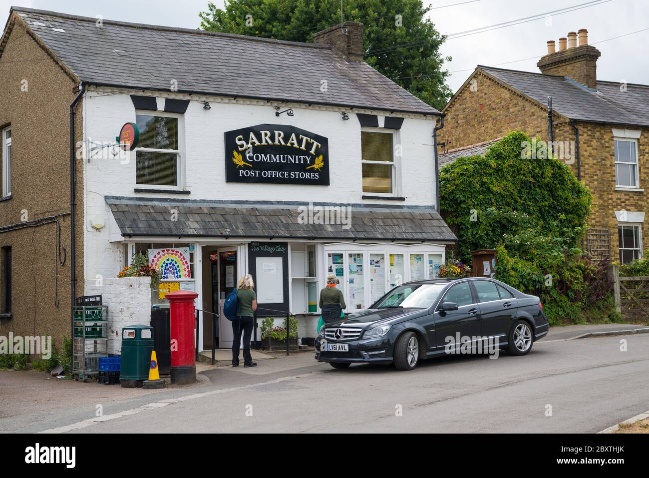 The village store and post office in the village of Sarratt ...