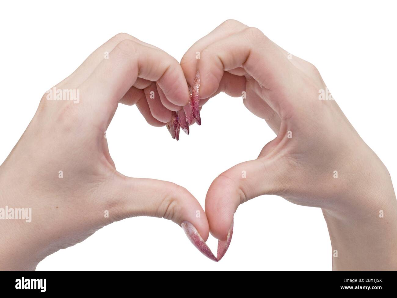 heart and hand Stock Photo - Alamy