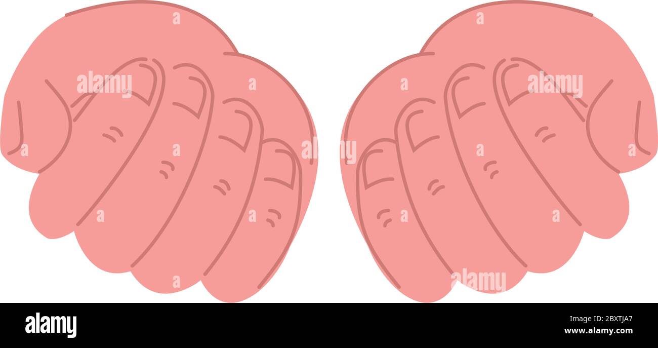 Isolated sign with open hands vector design Stock Vector Image & Art ...