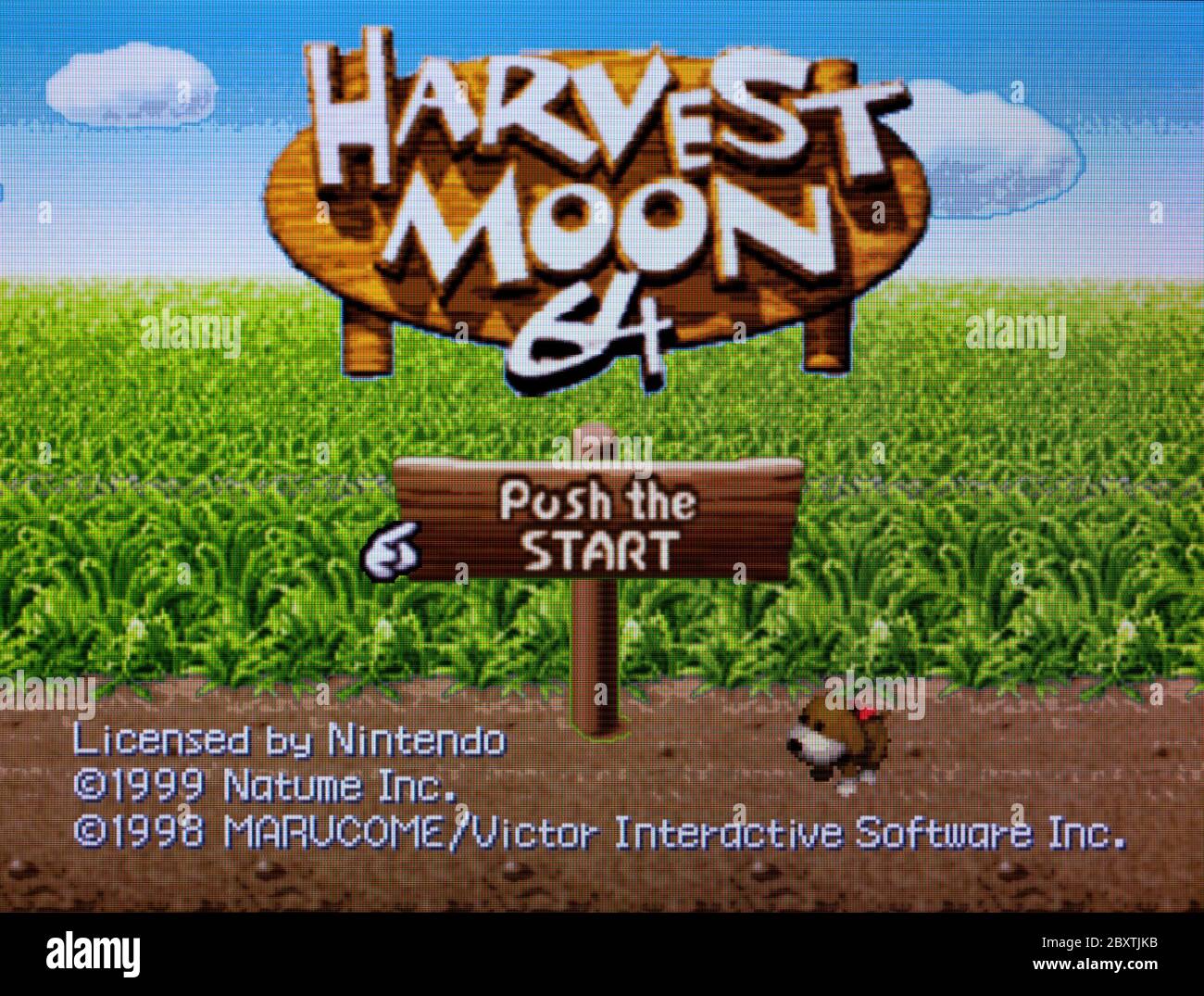 Harvest Moon 64 - Nintendo 64 Videogame - Editorial use only Stock ...