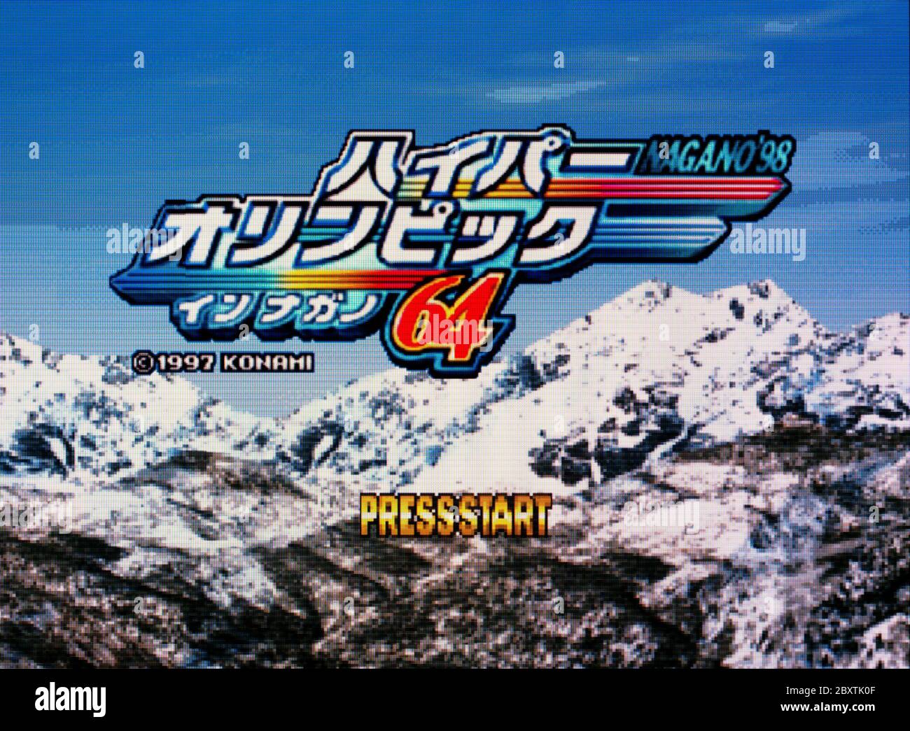 Hyper Olympics in Nagano 64 - Nintendo 64 Videogame - Editorial use ...