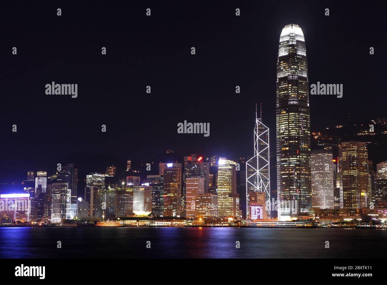night view of Hong Kong Stock Photo - Alamy