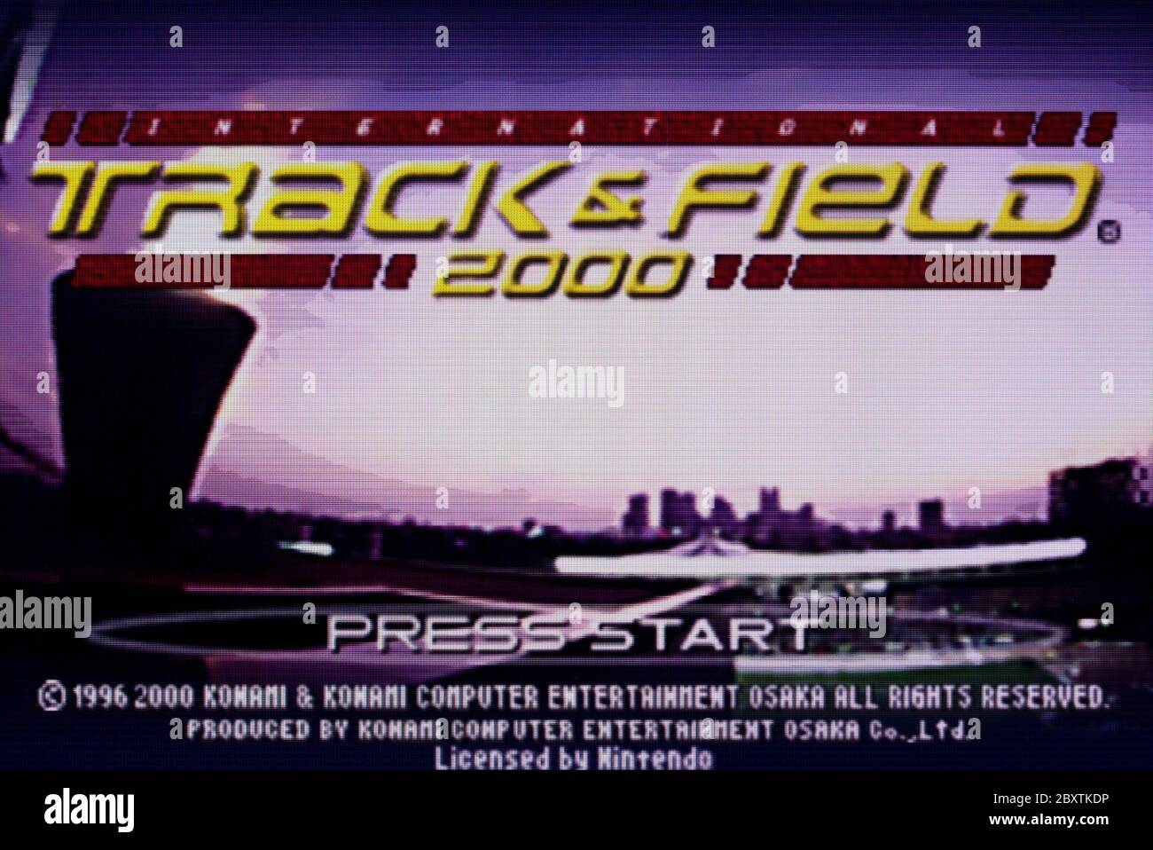 International Track & Field 2000 - Nintendo 64 Videogame - Editorial use only Stock Photo - Alamy