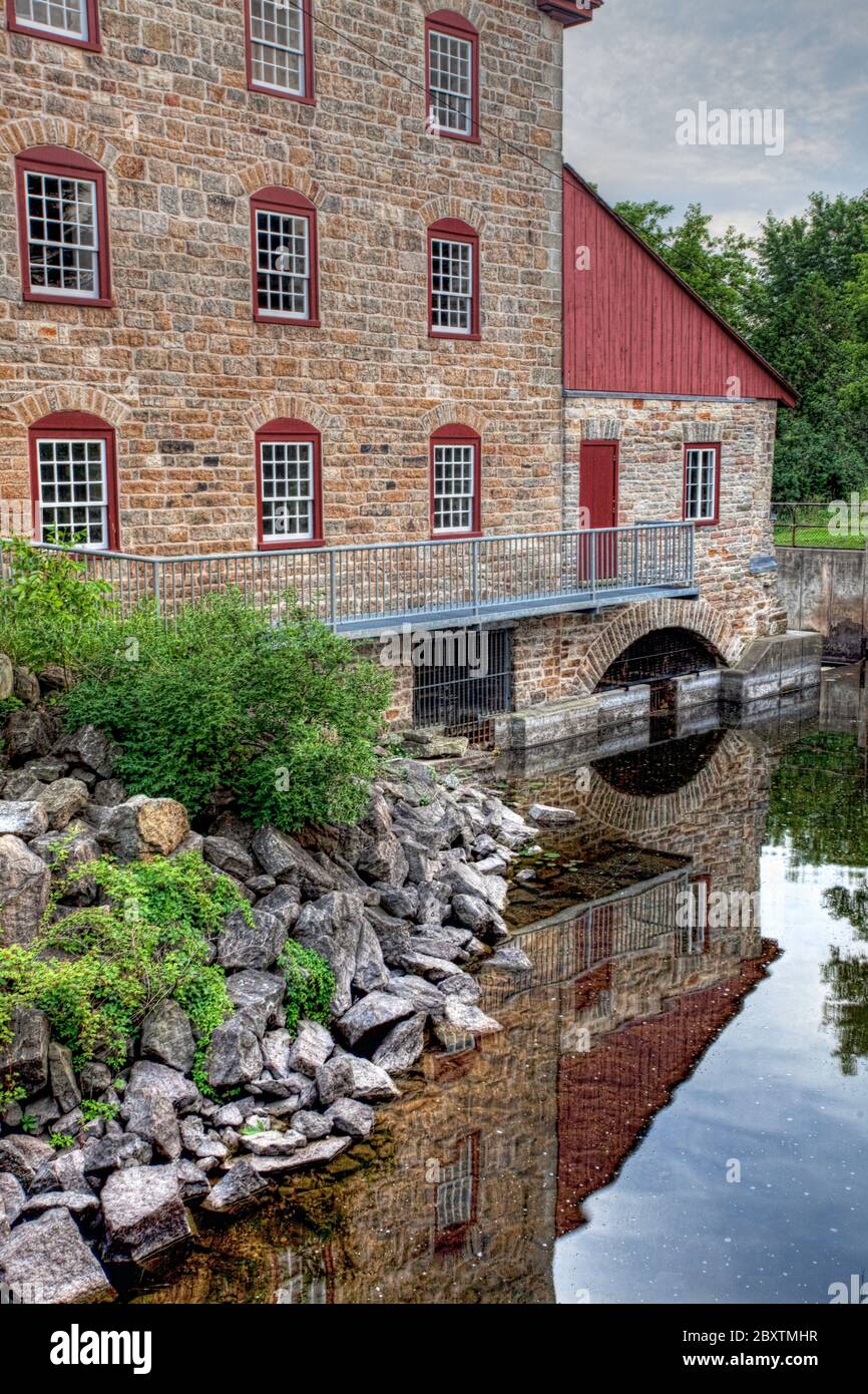 A Scene of Delta Mill in Ontario, Canada Stock Photo - Alamy