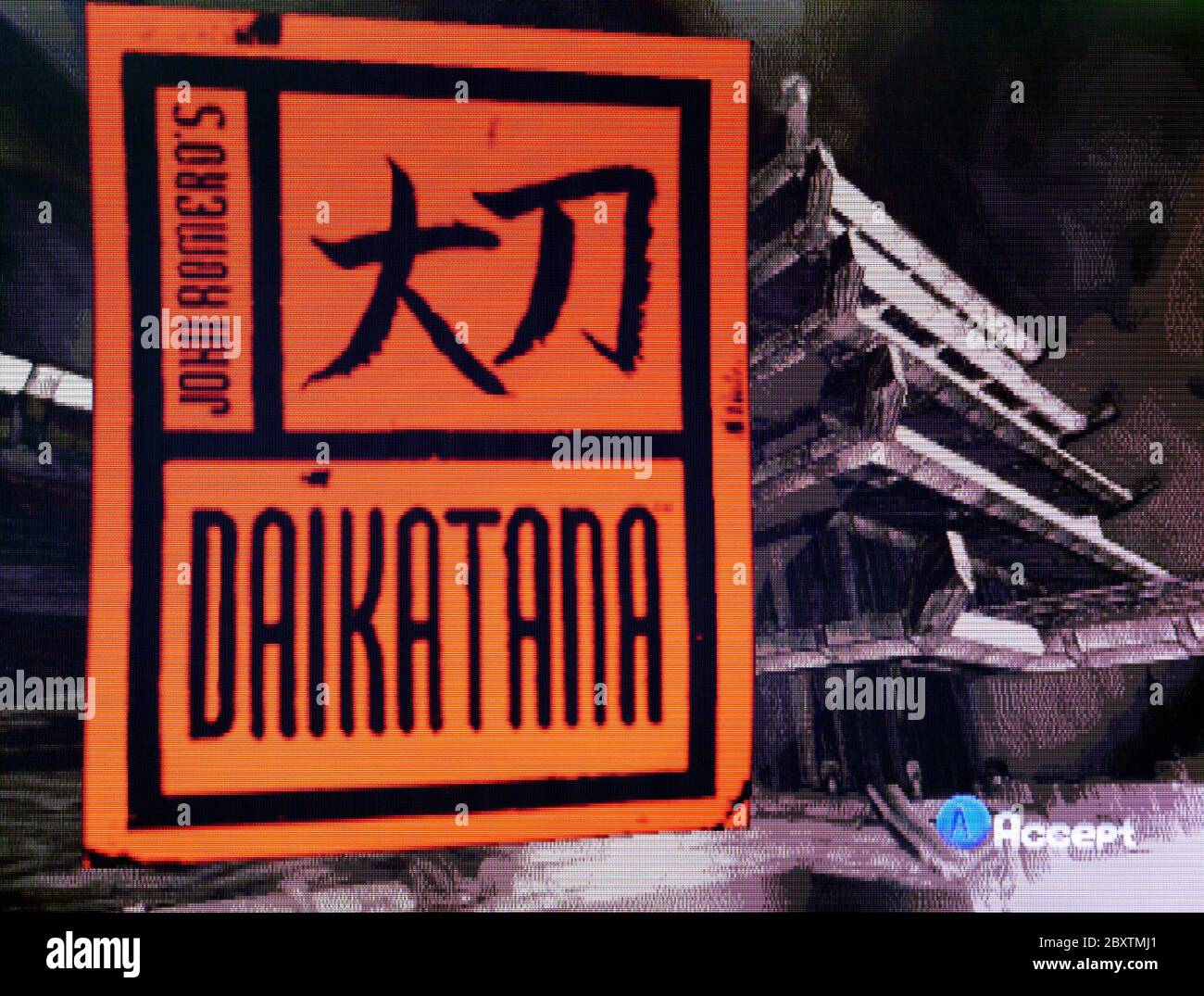 Daikatana - Nintendo 64 Videogame - Editorial use only Stock Photo - Alamy