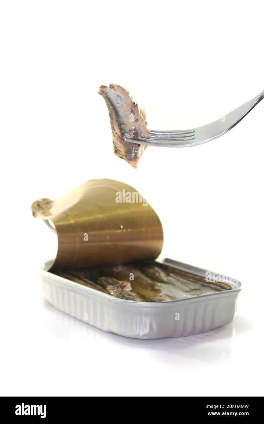 Anchovies tin hi-res stock photography and images - Alamy