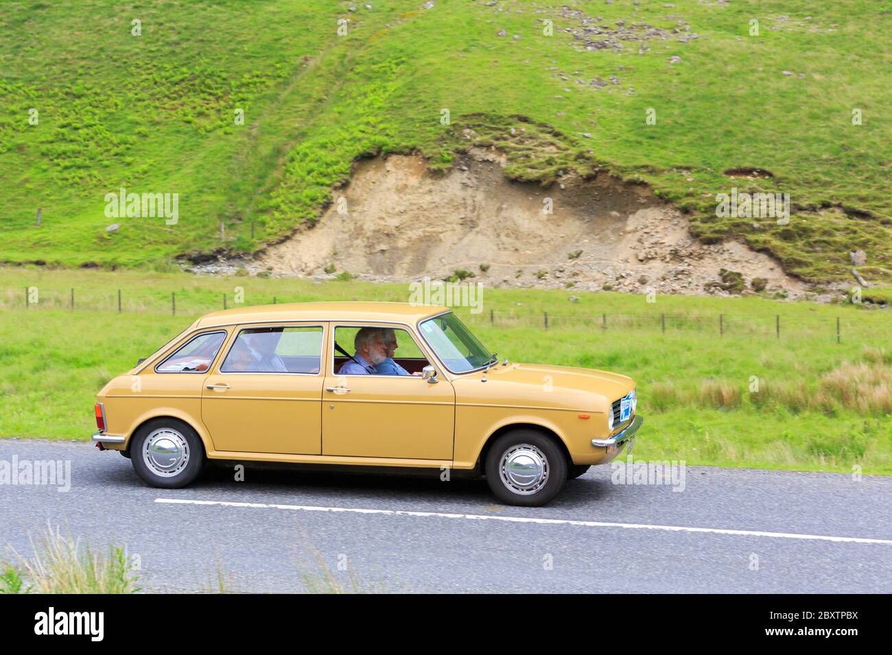 MOFFAT, SCOTLAND - JUNE 29, 2019: Austin Maxi car in a classic car ...