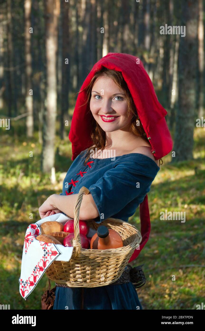 Red hood riding hi-res stock photography and images - Alamy