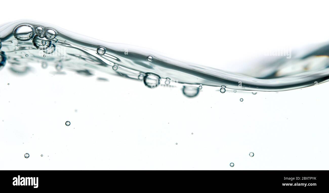 wave and bubbles Stock Photo - Alamy