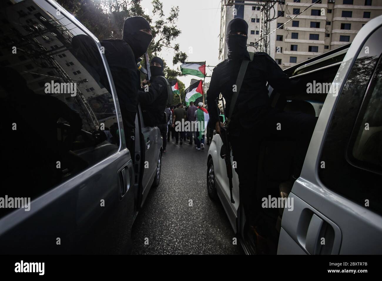 Gaza, Palestine. 07th June, 2020. Palestinian Islamic Jihad supporters ...
