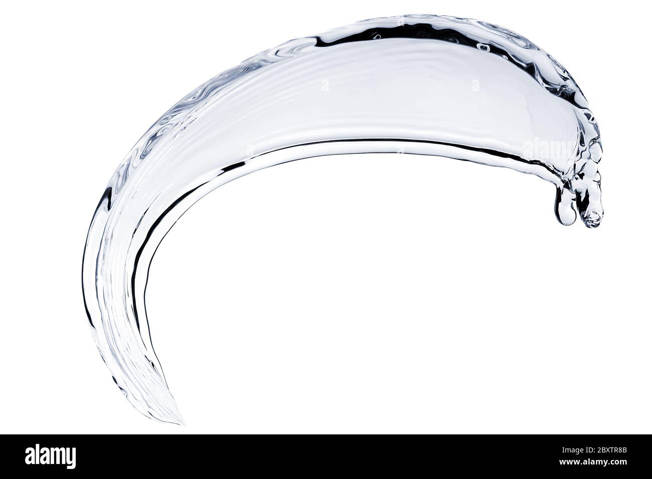 Transparent glass clean splashes Cut Out Stock Images & Pictures - Alamy