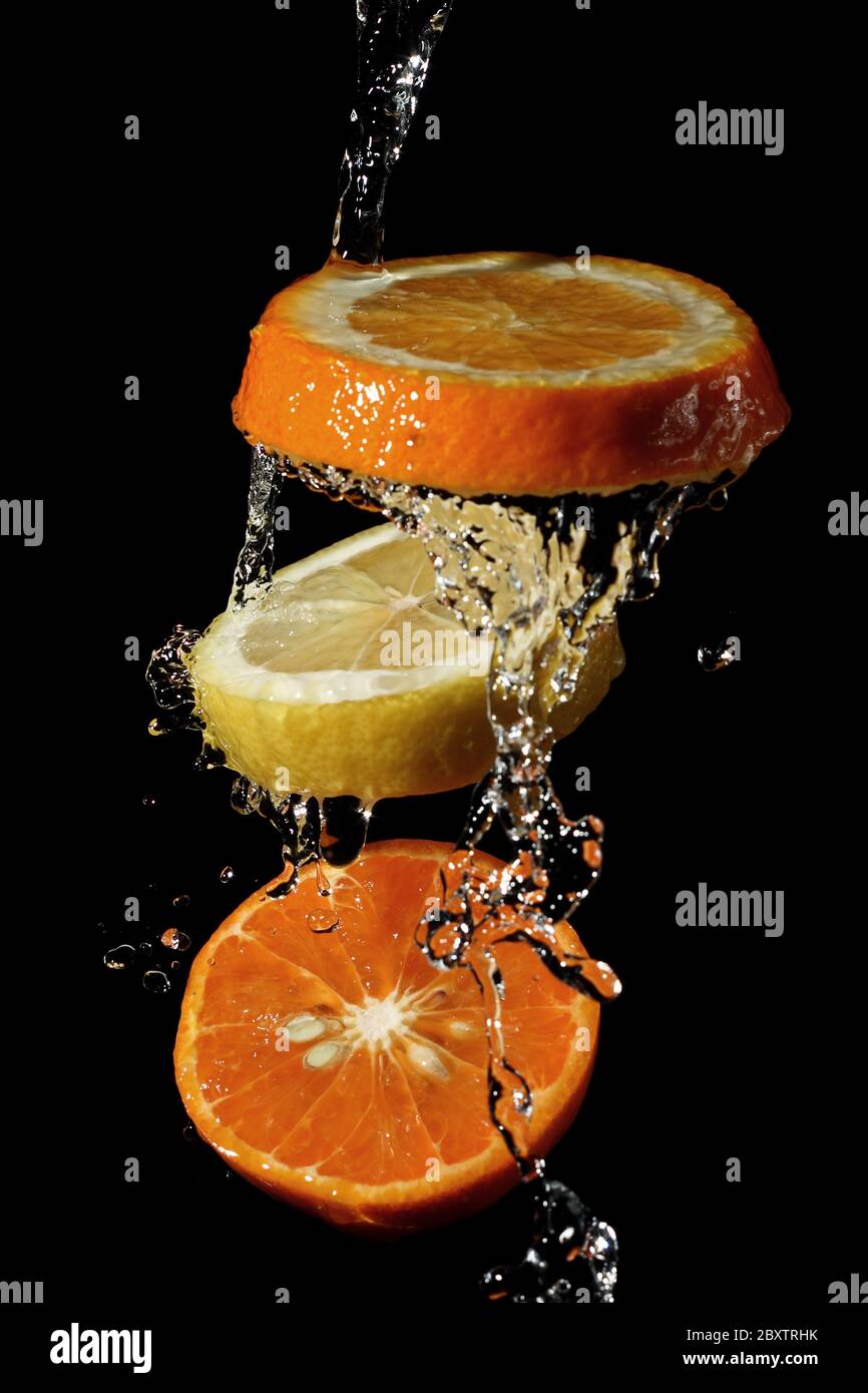 segments of fruit Stock Photo - Alamy