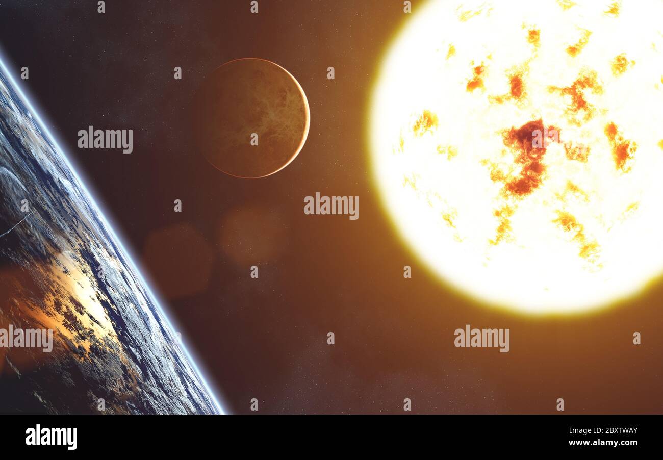 Earth Sun Red Giant High Resolution Stock Photography and Images - Alamy