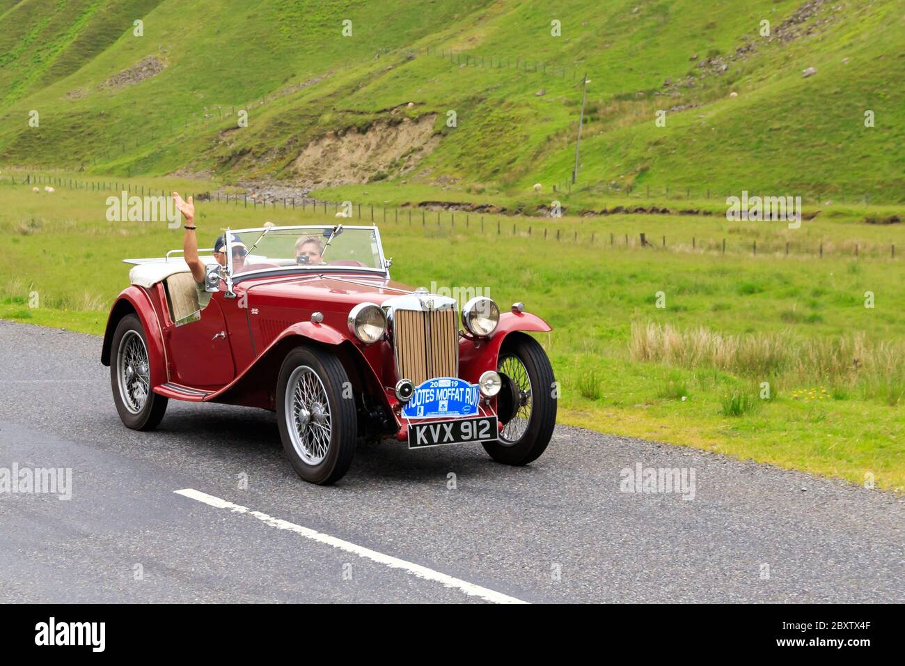 Mg tc sports car hi-res stock photography and images - Alamy