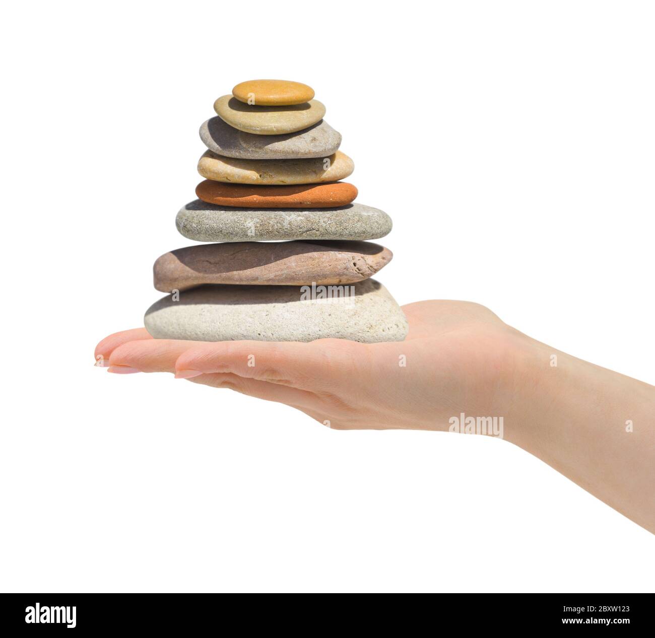 Spring balance hand Cut Out Stock Images & Pictures - Alamy