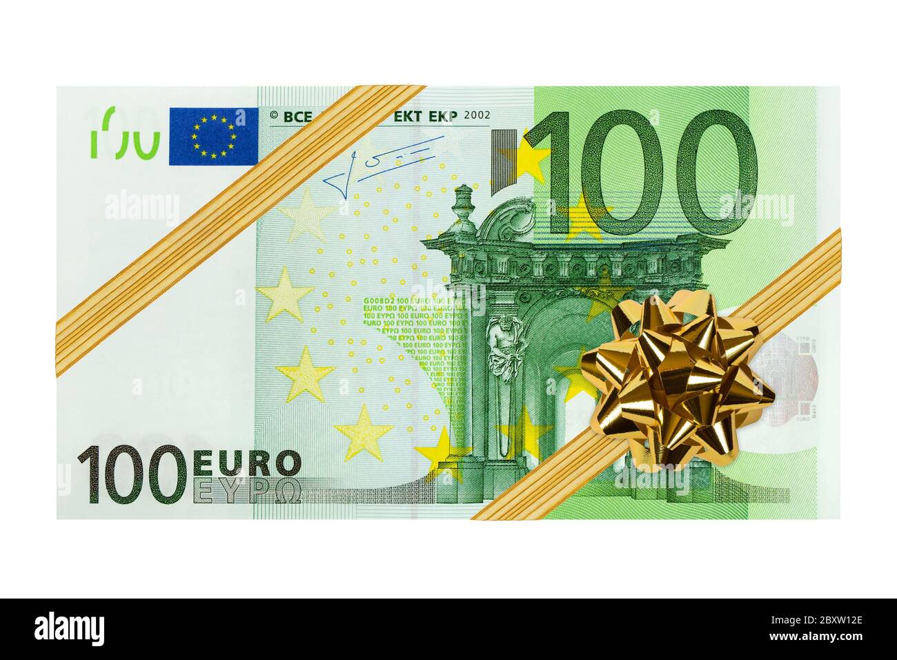 Money and bow Stock Photo - Alamy