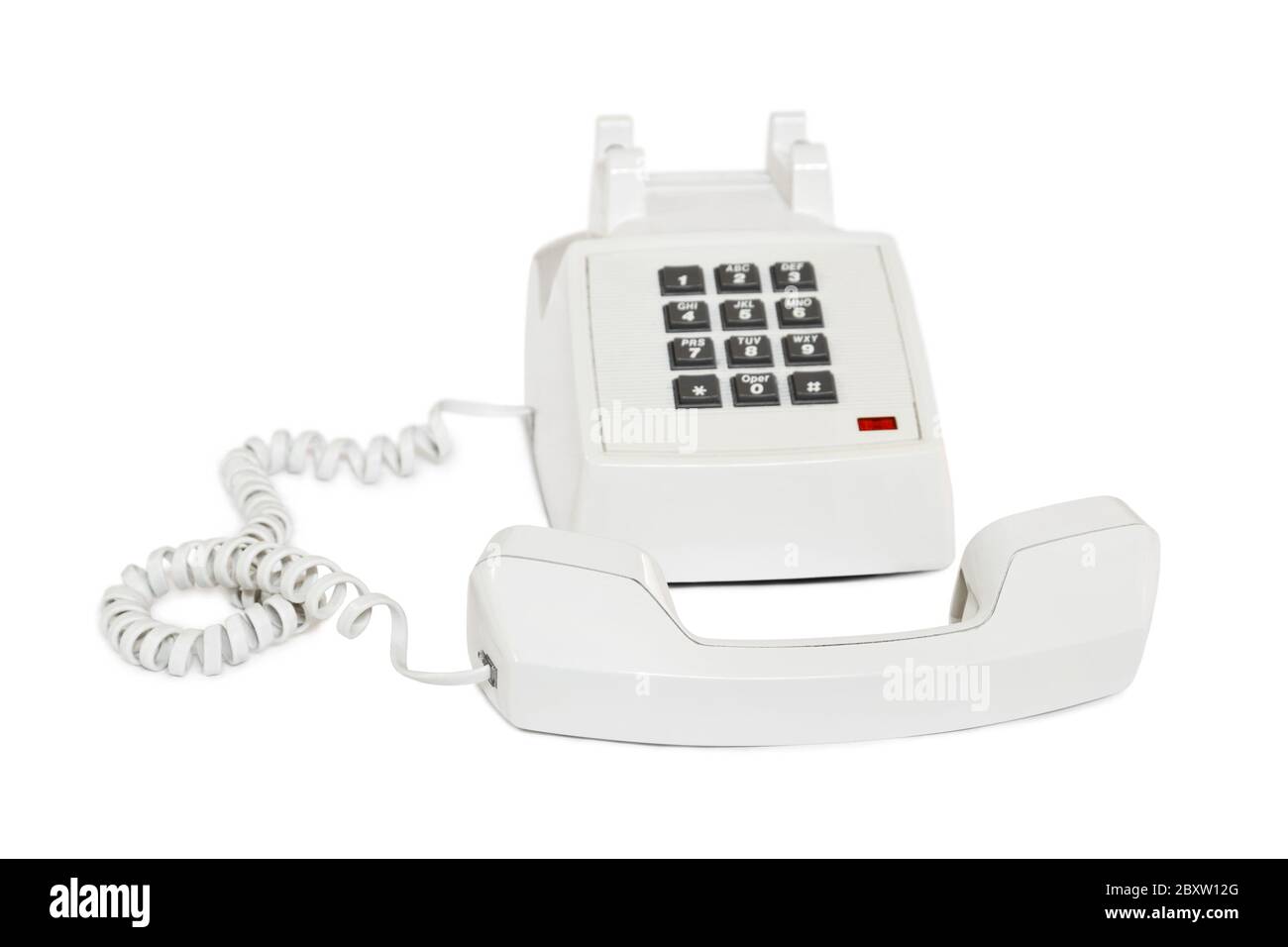 Telephone and receiver Stock Photo - Alamy