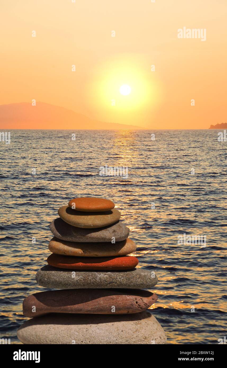 Stack Sunset White High Resolution Stock Photography and Images - Alamy