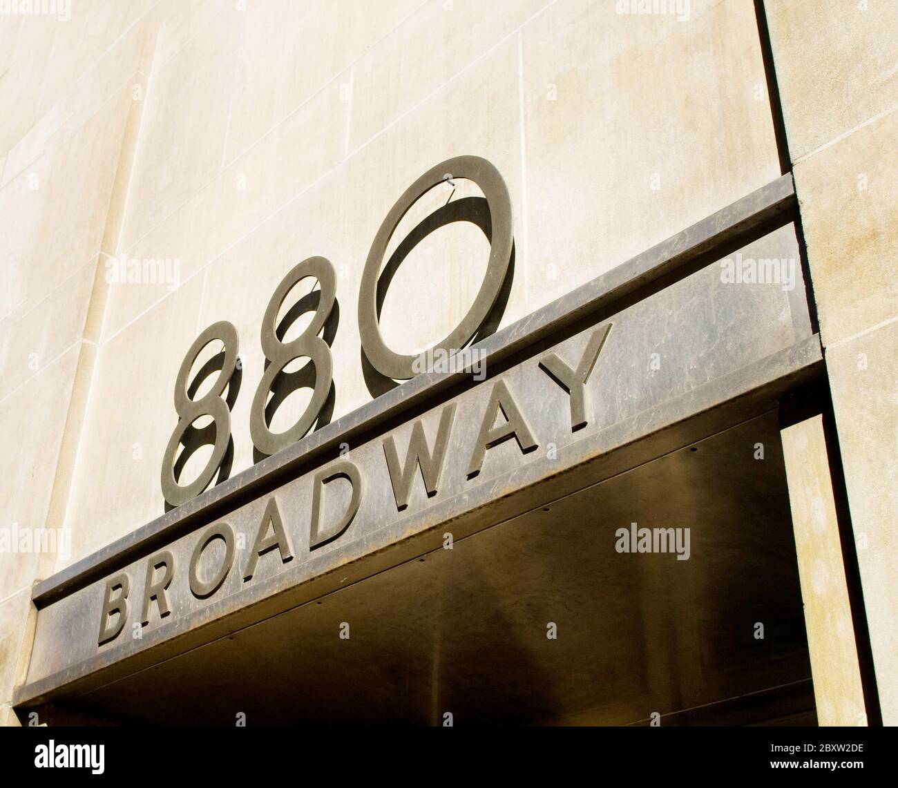 Famous broadway street signs in downtown New York Stock Photo - Alamy