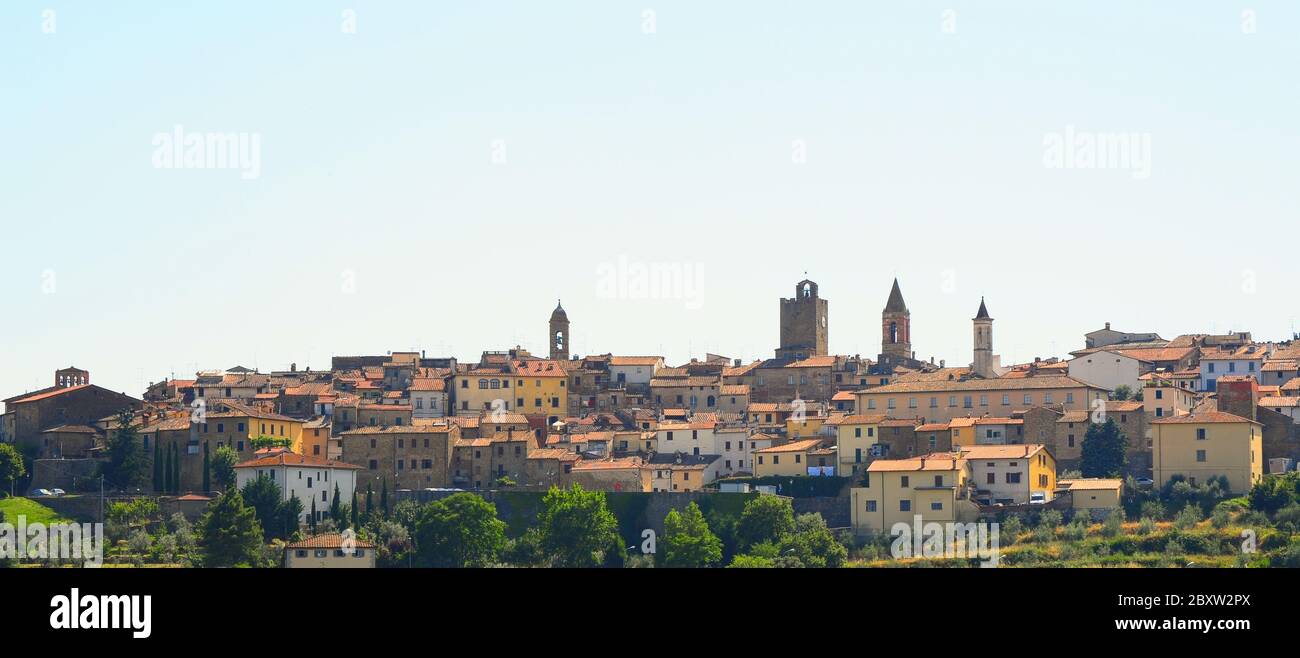Center Of Arezzo Stock Photo - Alamy