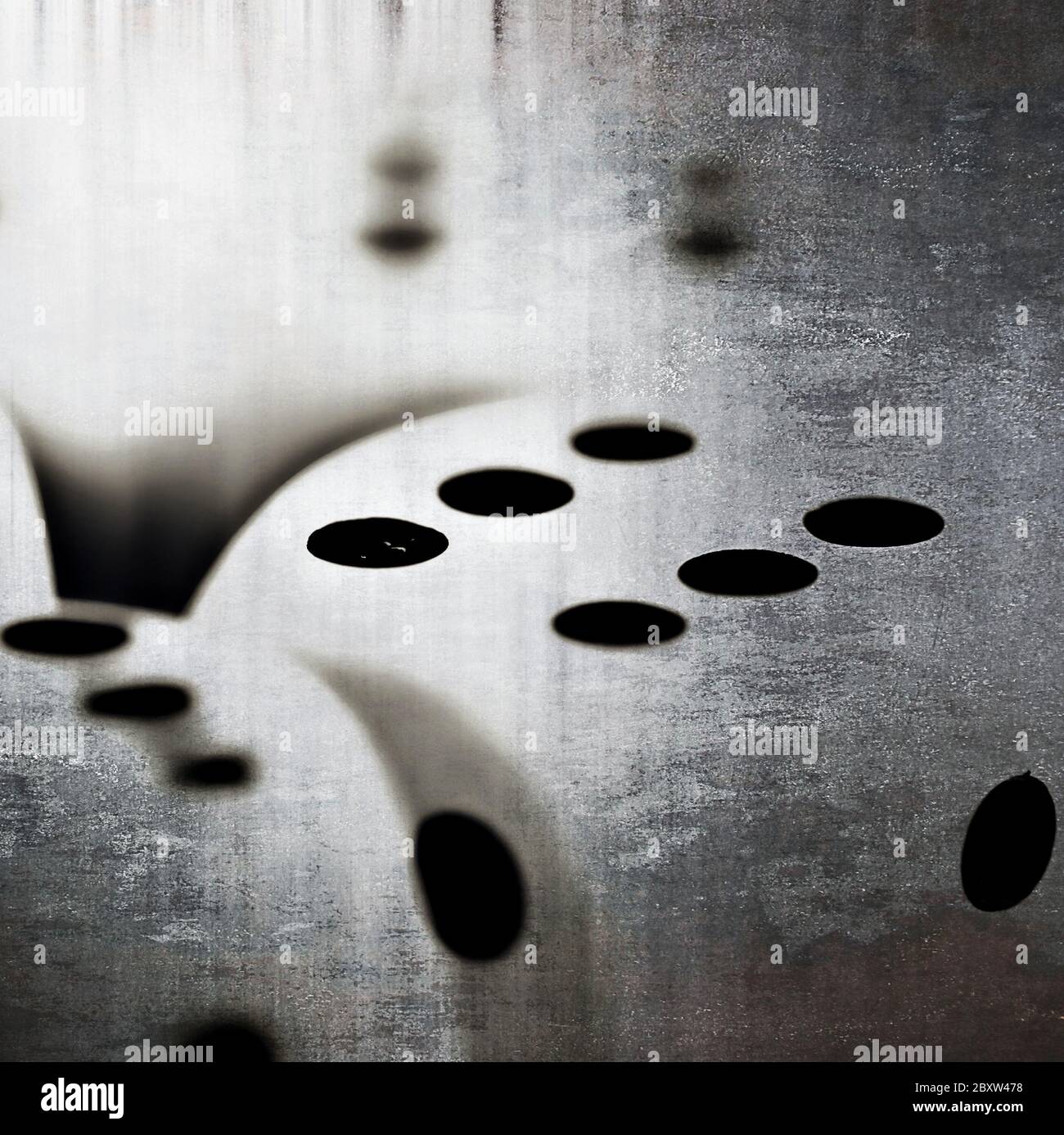 Six eyes on a cube with texture in SW Stock Photo - Alamy