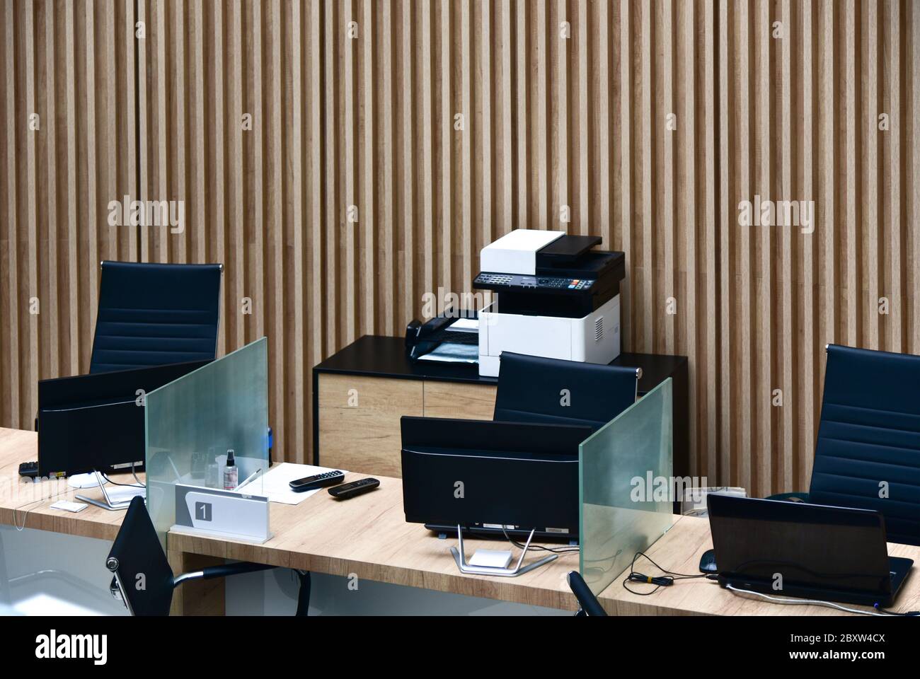 Modern office space for receiving clients Stock Photo - Alamy