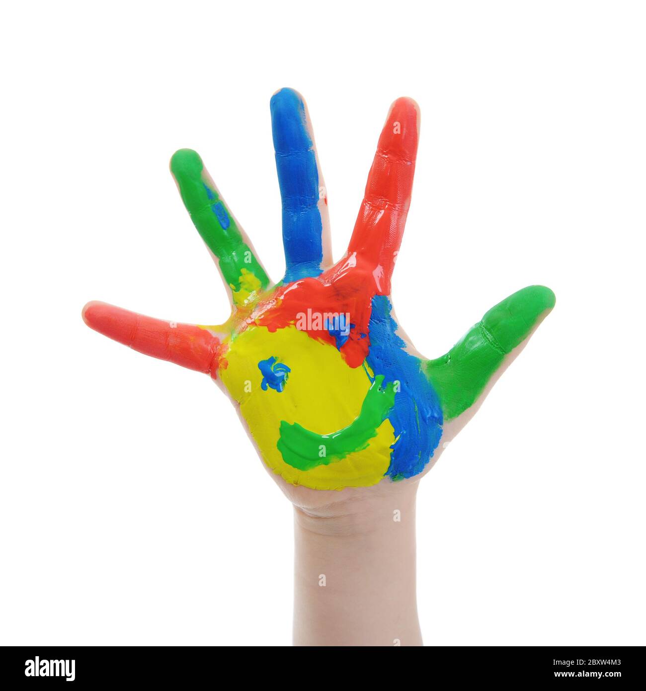 Hand Painted Child Stock Photo - Alamy