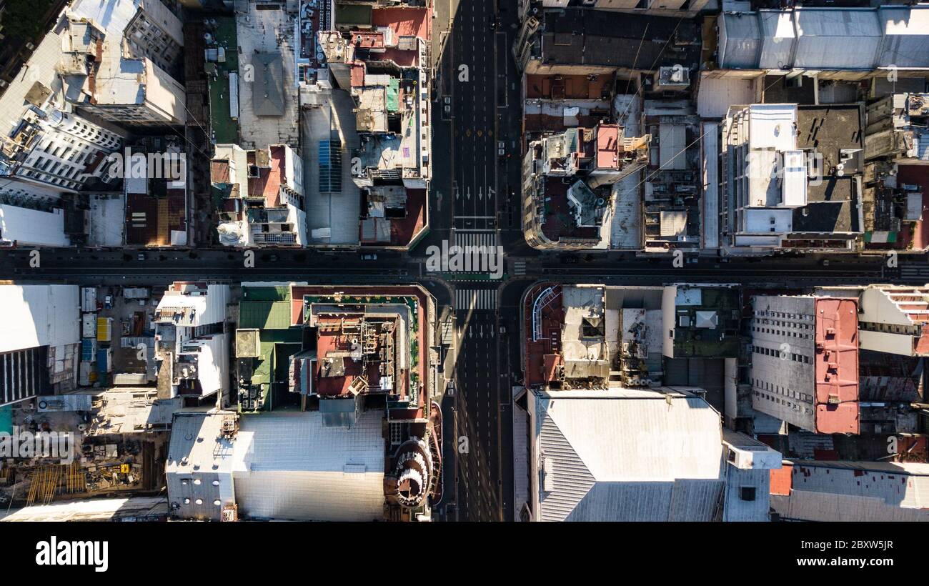 Four way intersection hi-res stock photography and images - Alamy