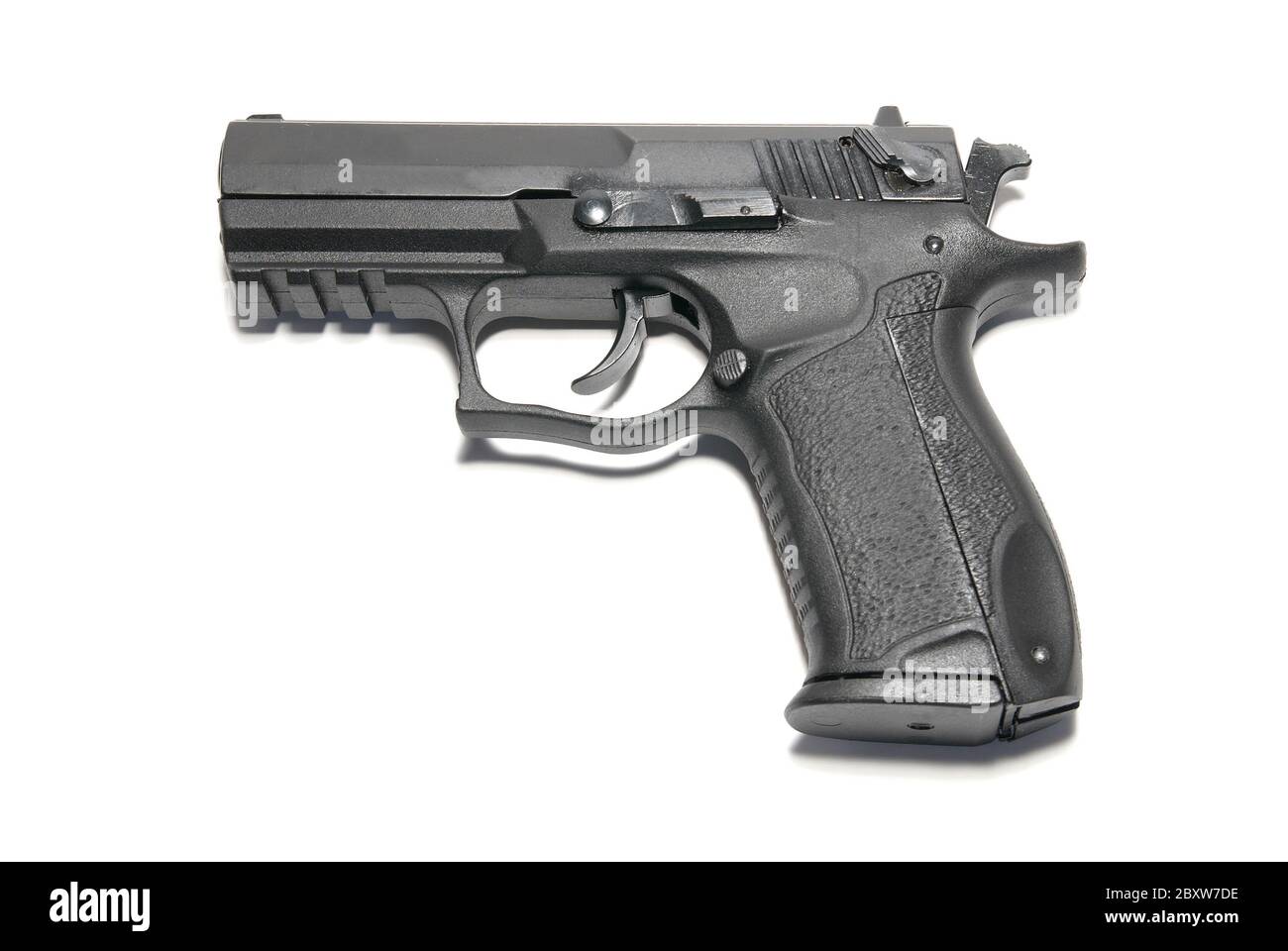 Chrome gun Cut Out Stock Images & Pictures - Alamy