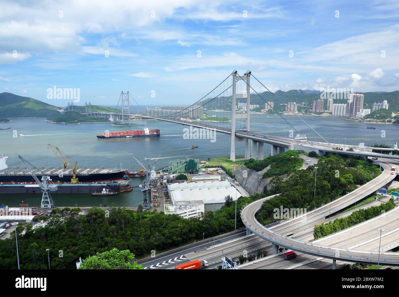 Tsing Ma Bridge Stock Photo - Alamy