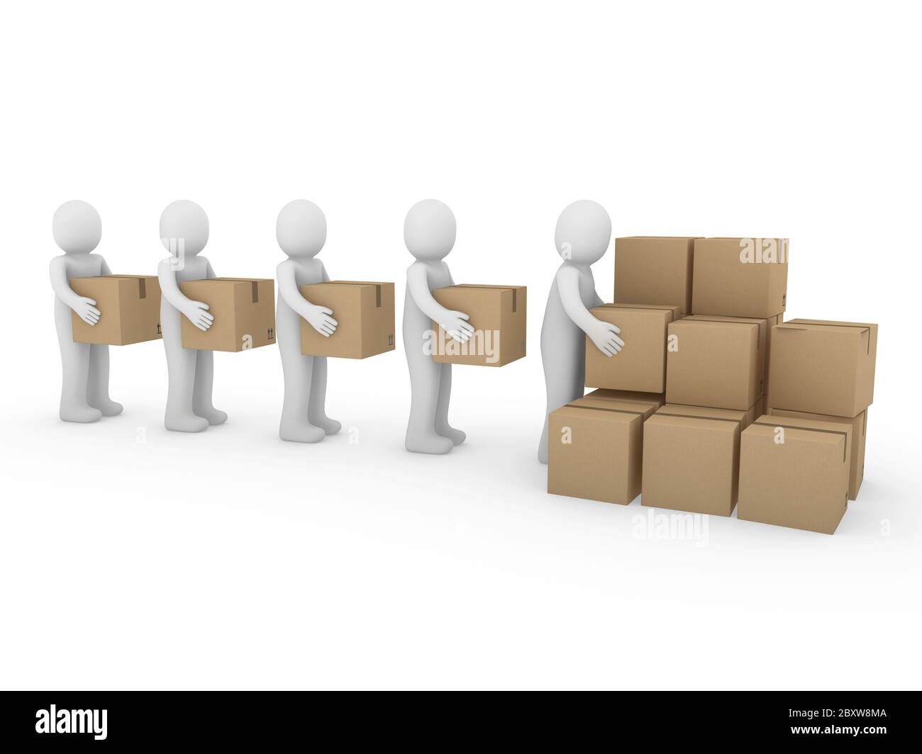 Carton figure hi-res stock photography and images - Alamy