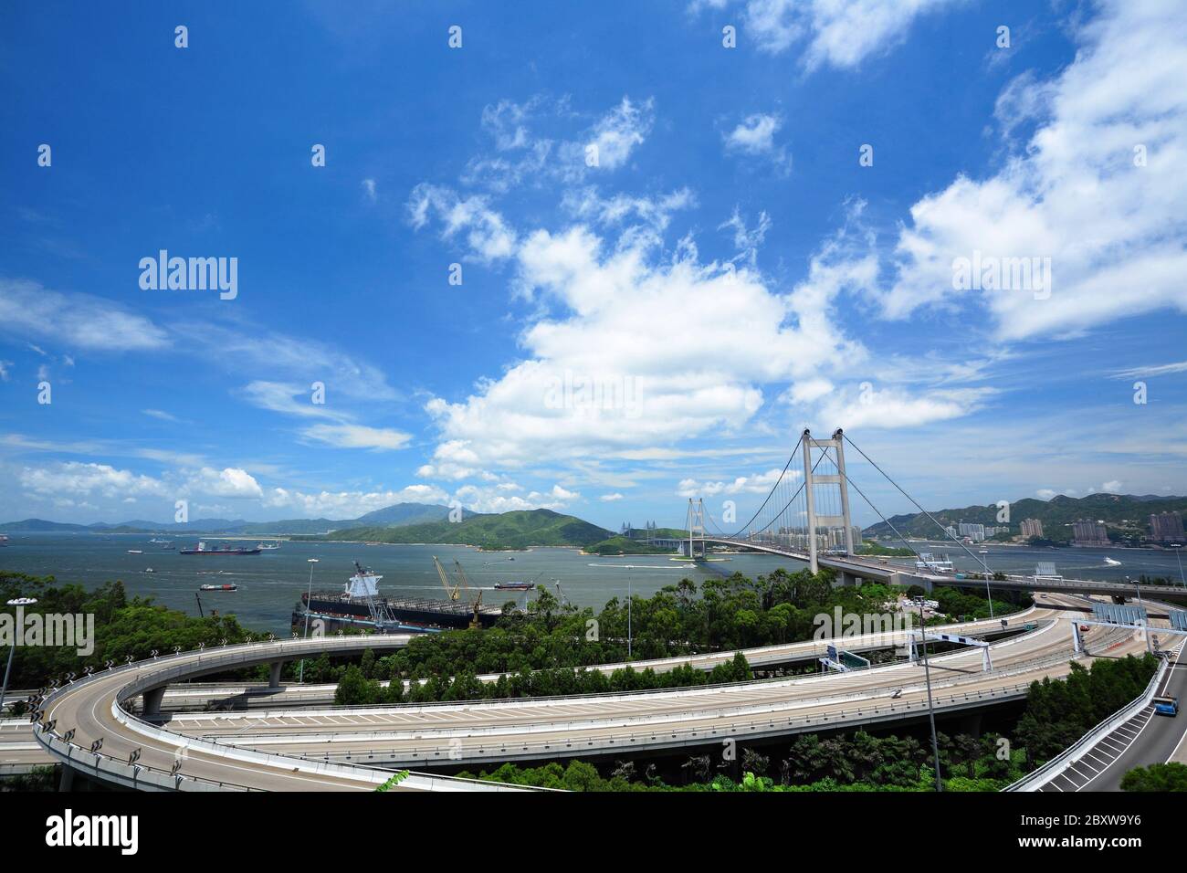 Tsing Ma Bridge Stock Photo - Alamy