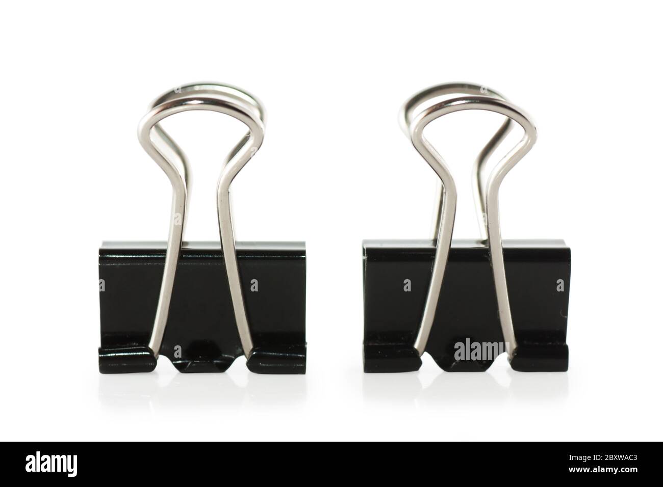 Black binder clips paper Cut Out Stock Images & Pictures - Alamy