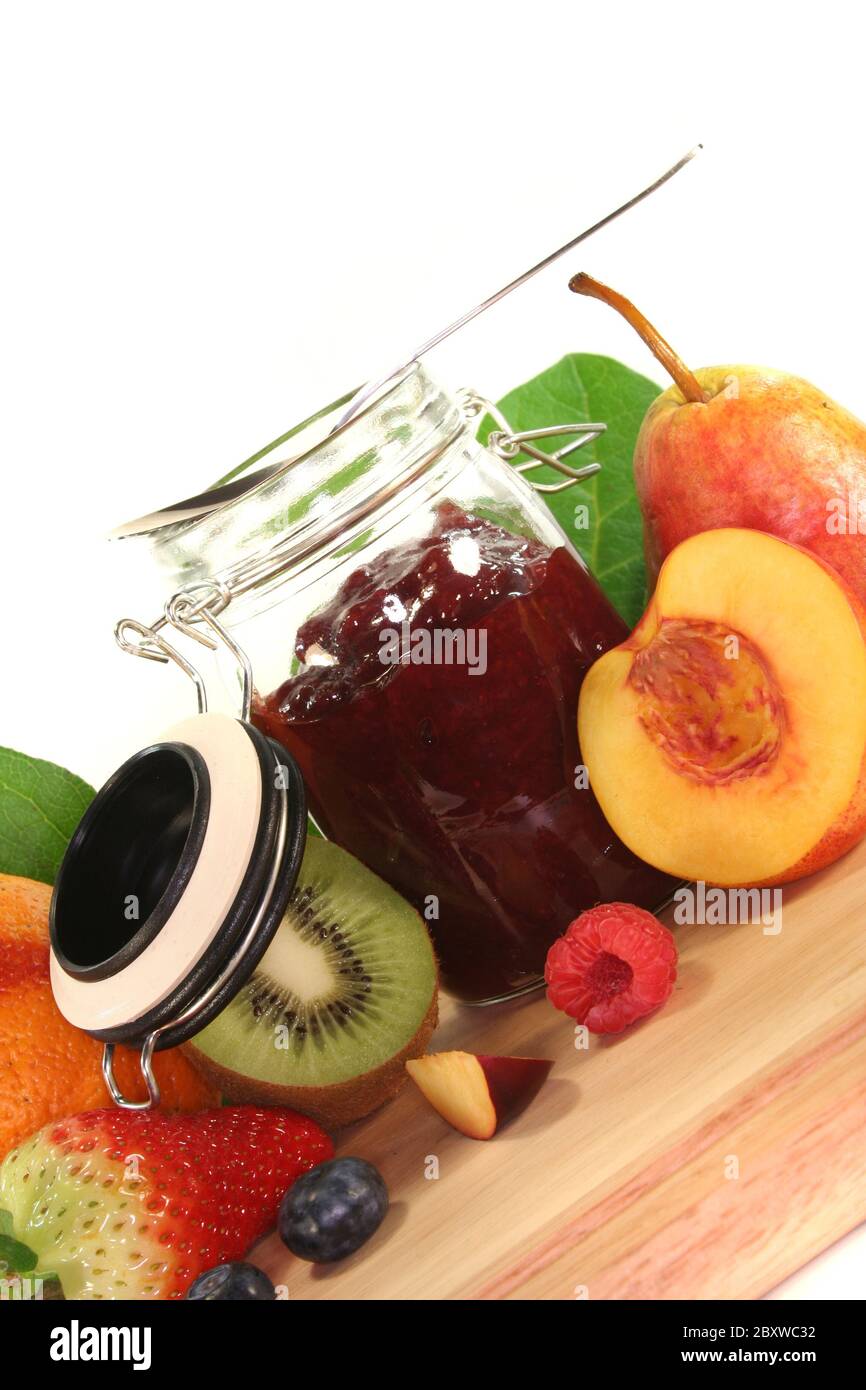 Fruit jam hi-res stock photography and images - Alamy