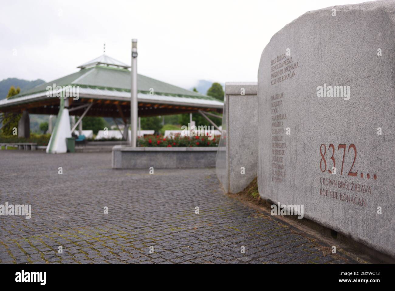 Srebrenica, Bosnia-Herzegovina, June 01 2020: Srebrenica-Potocari ...