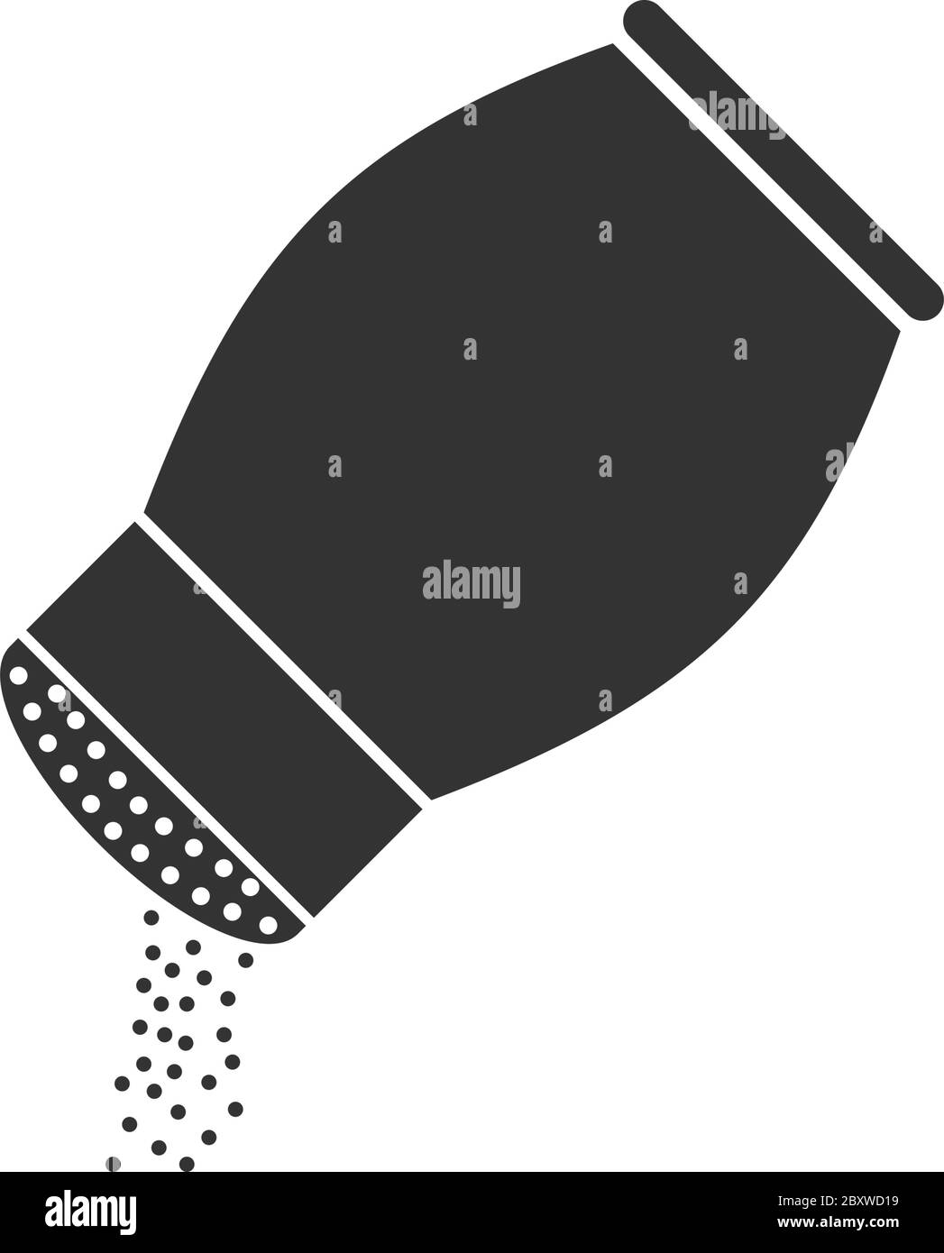 Salt shaker black icon Cut Out Stock Images & Pictures - Alamy