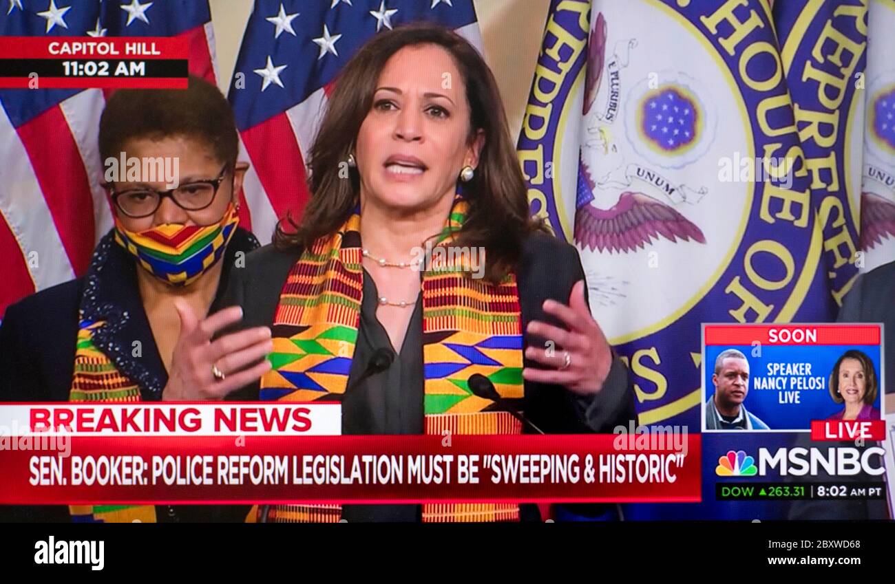 Washington, District of Columbia, USA. 08th June, 2020. A screen grab ...