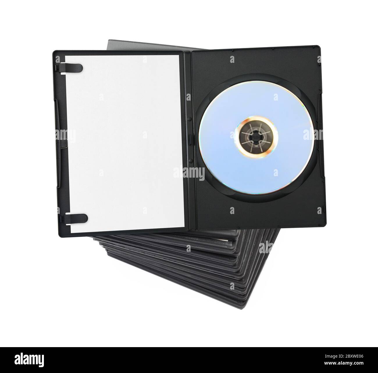 Stack of dvd Stock Photo - Alamy