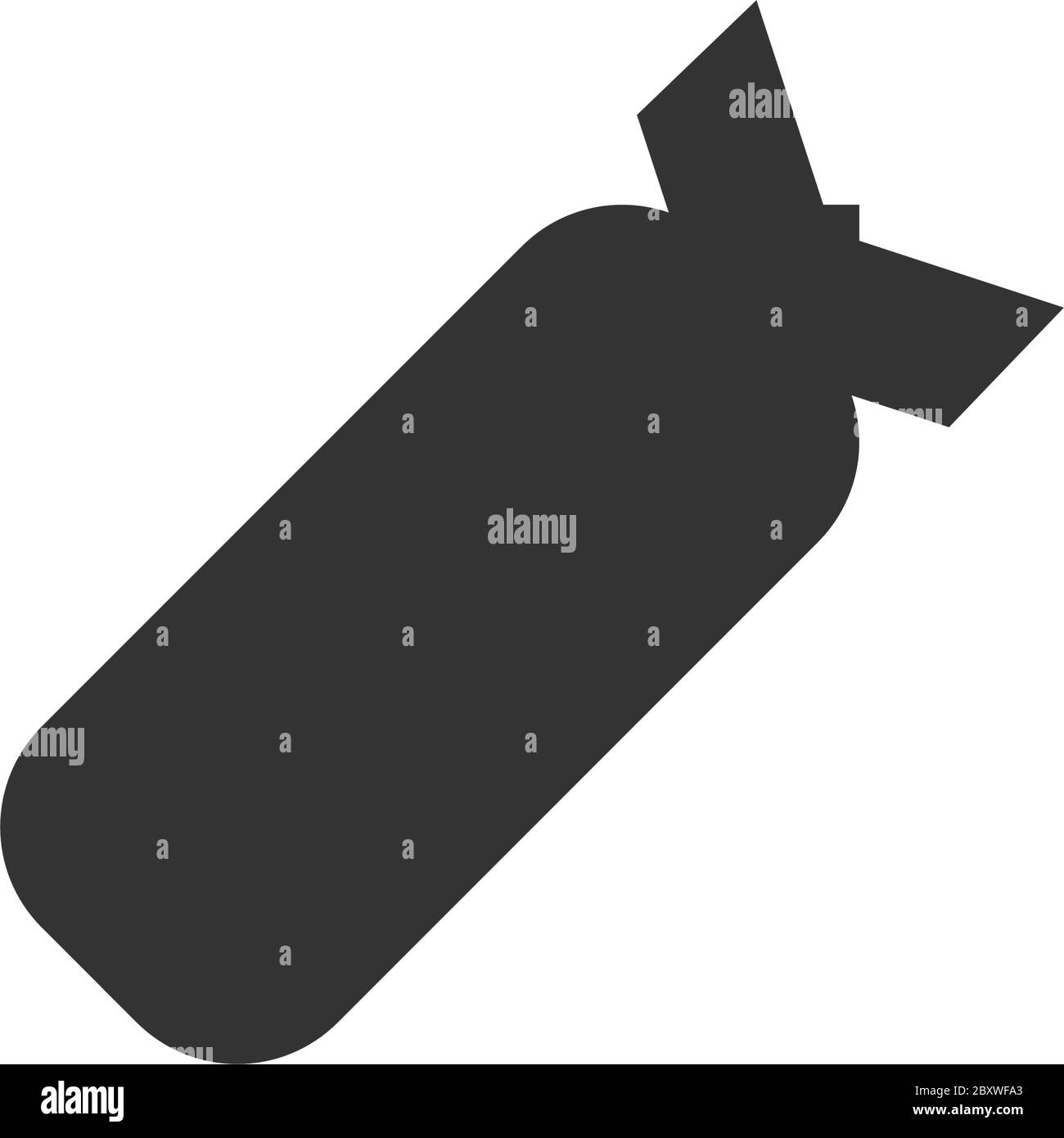 Nuclear bomb black flat Cut Out Stock Images & Pictures - Alamy