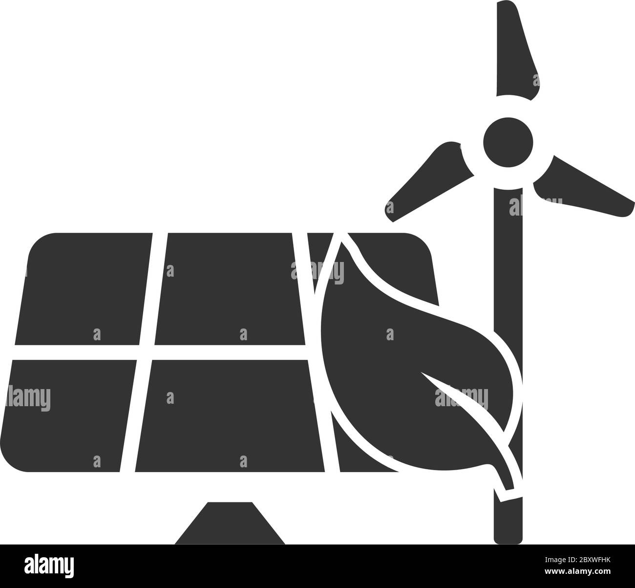 Water saving on black Stock Vector Images - Alamy