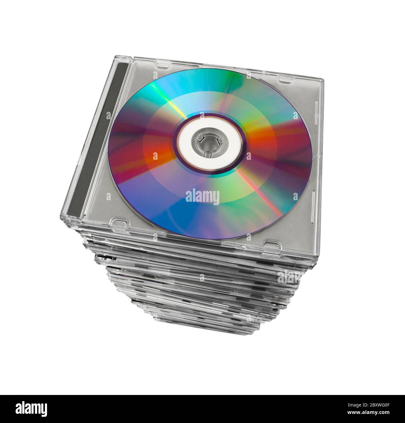 Stack of disks Stock Photo - Alamy