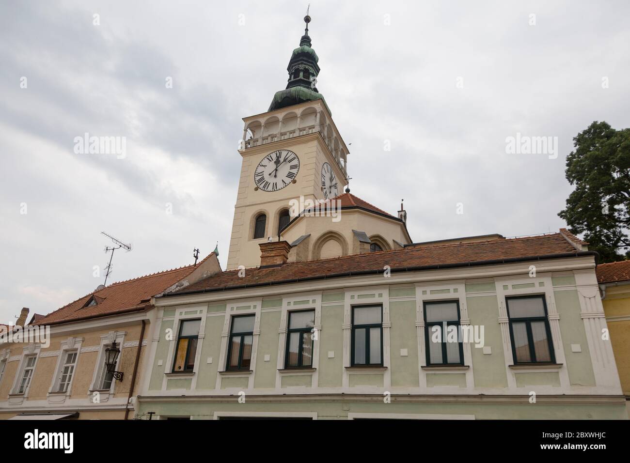 Old church in the downtown of Brno - city in the South Moravian Region ...