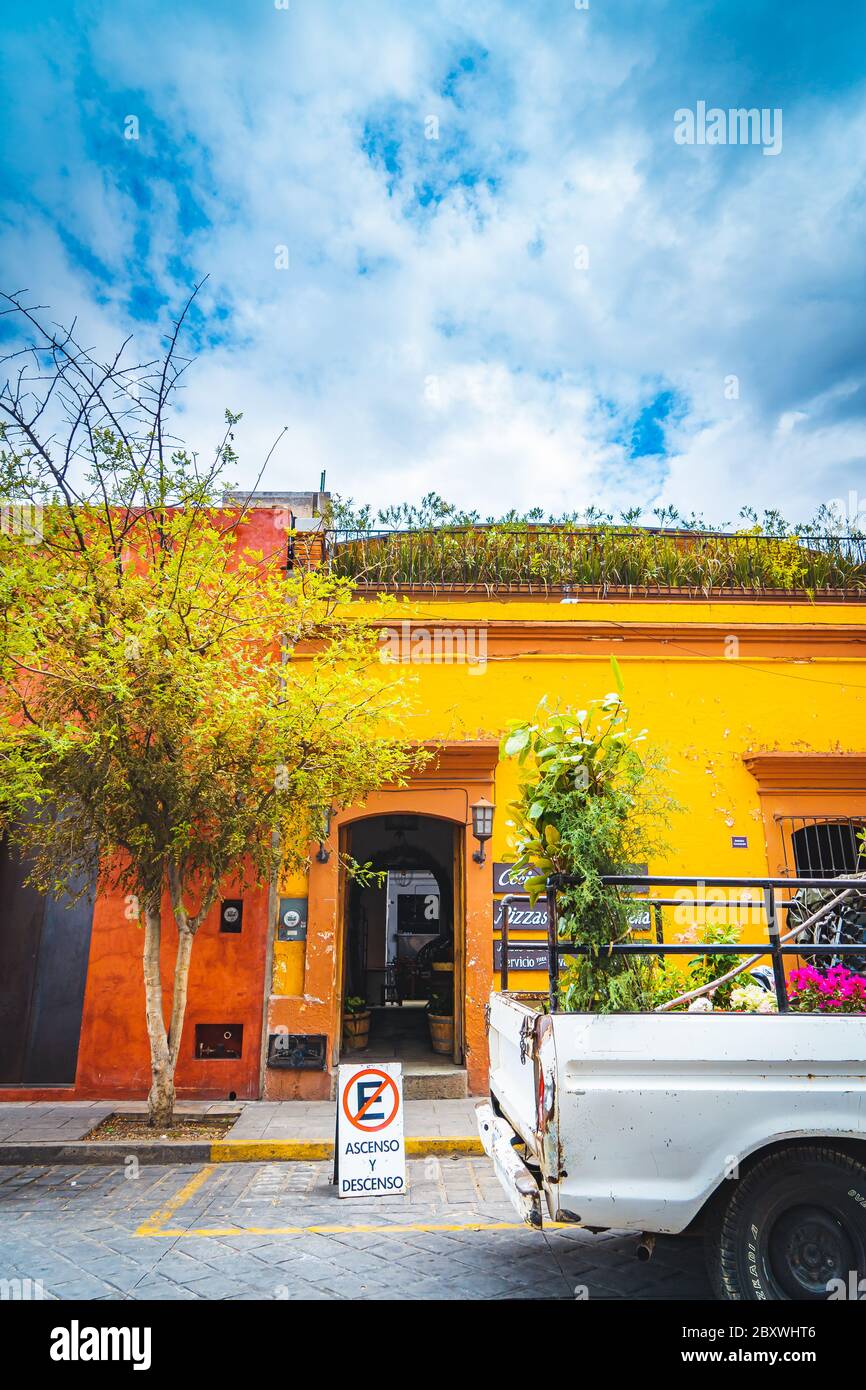 Ordinary House in Oaxaca, Mexico Stock Photo - Alamy