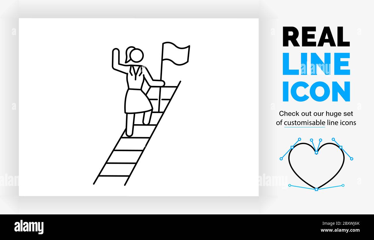 Business Woman Stick Figure