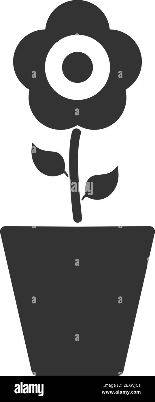 Ceramic vase icon in Black and White Stock Photos & Images - Alamy