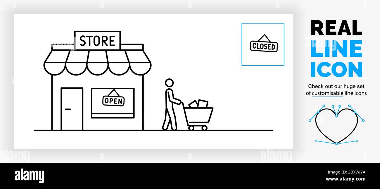 Walking Stick Store Stock Vector Images - Alamy