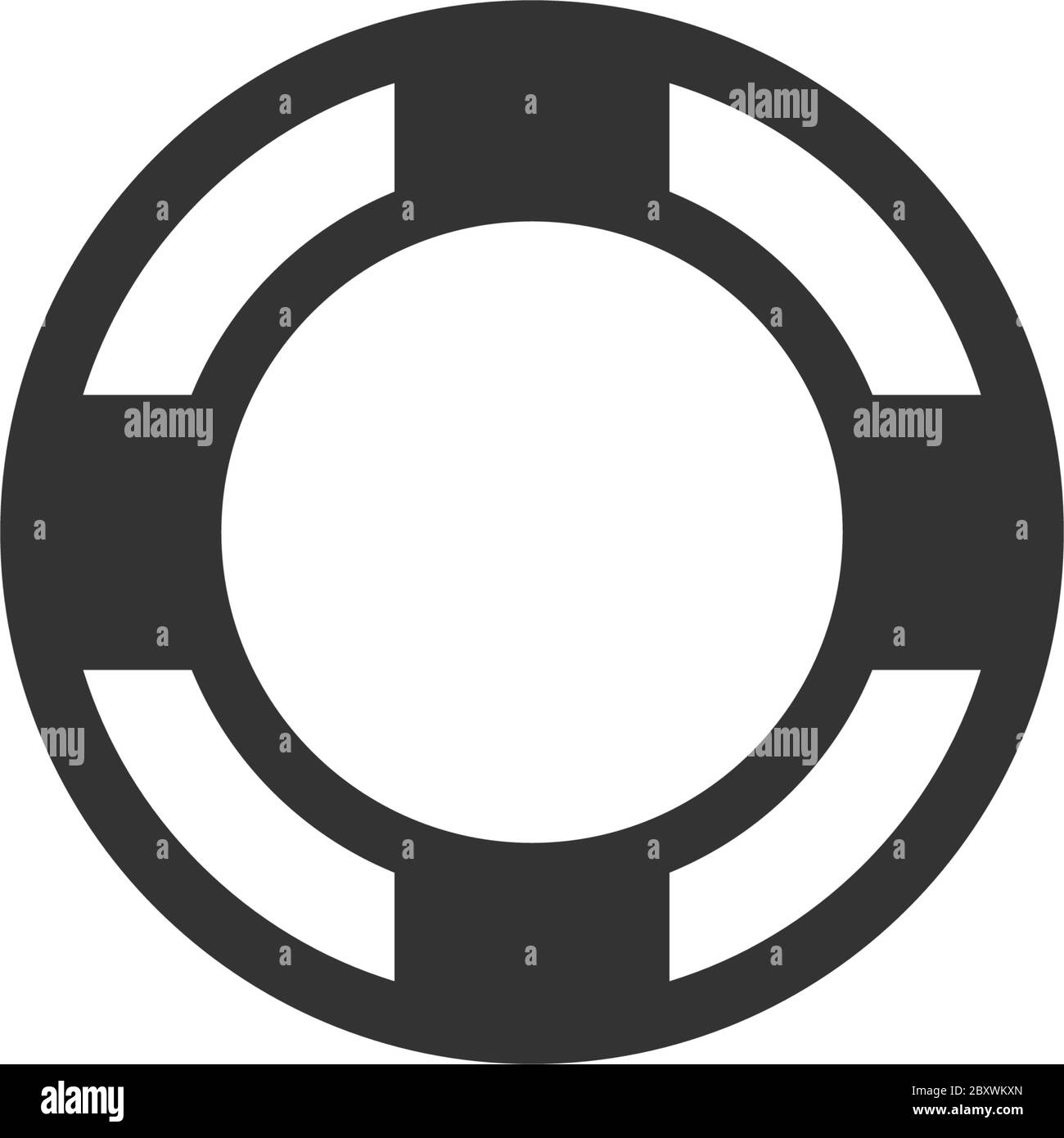 Life buoy isolated on Black and White Stock Photos & Images - Alamy