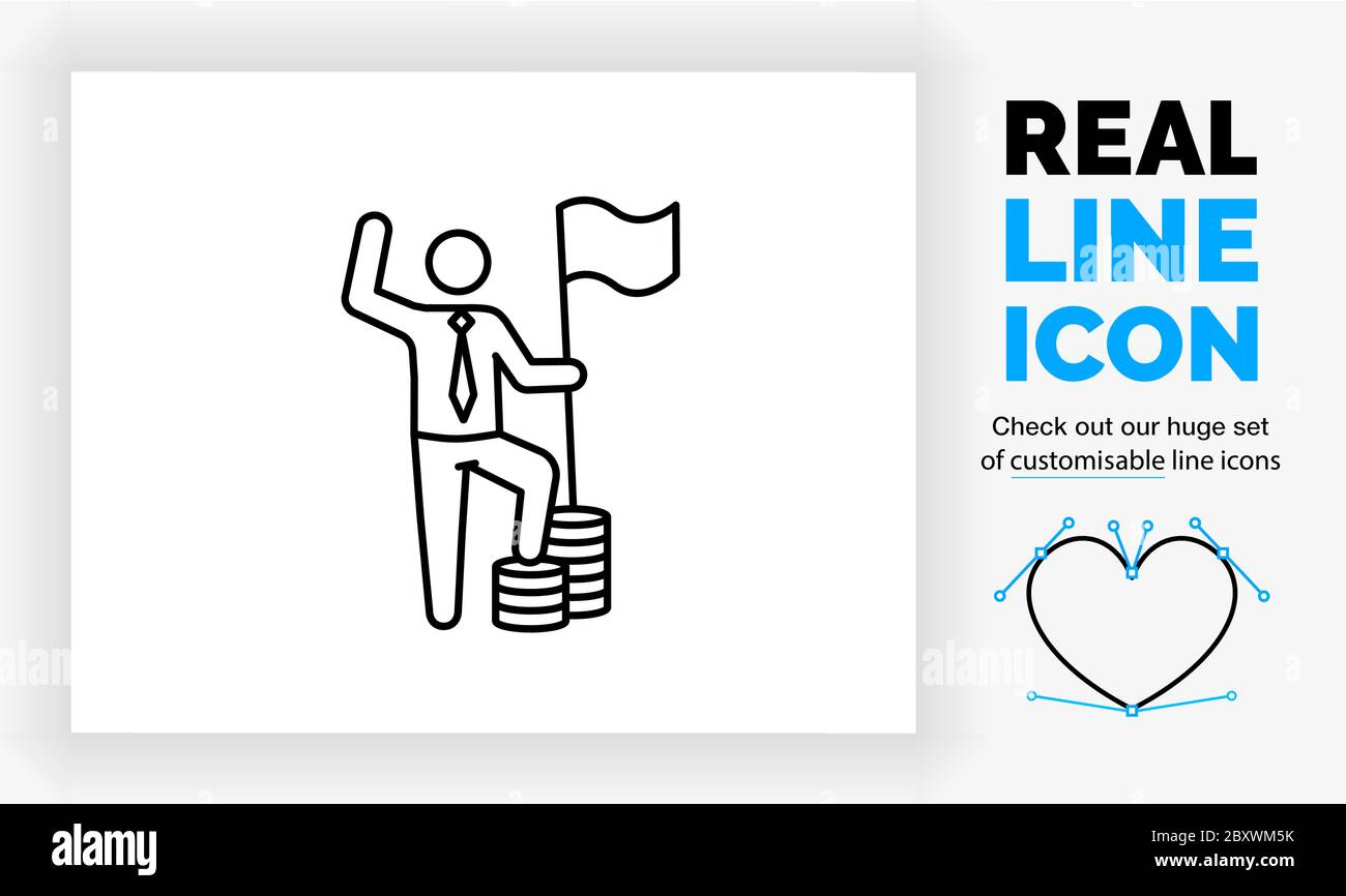 Businessman stick figure pictogram hi-res stock photography and images ...